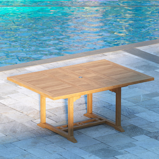 Teak Table 120-170cm Rectangle – Eterna Home